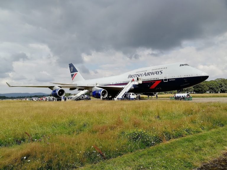 British Airways Landor 747 Visit – Simi Shares